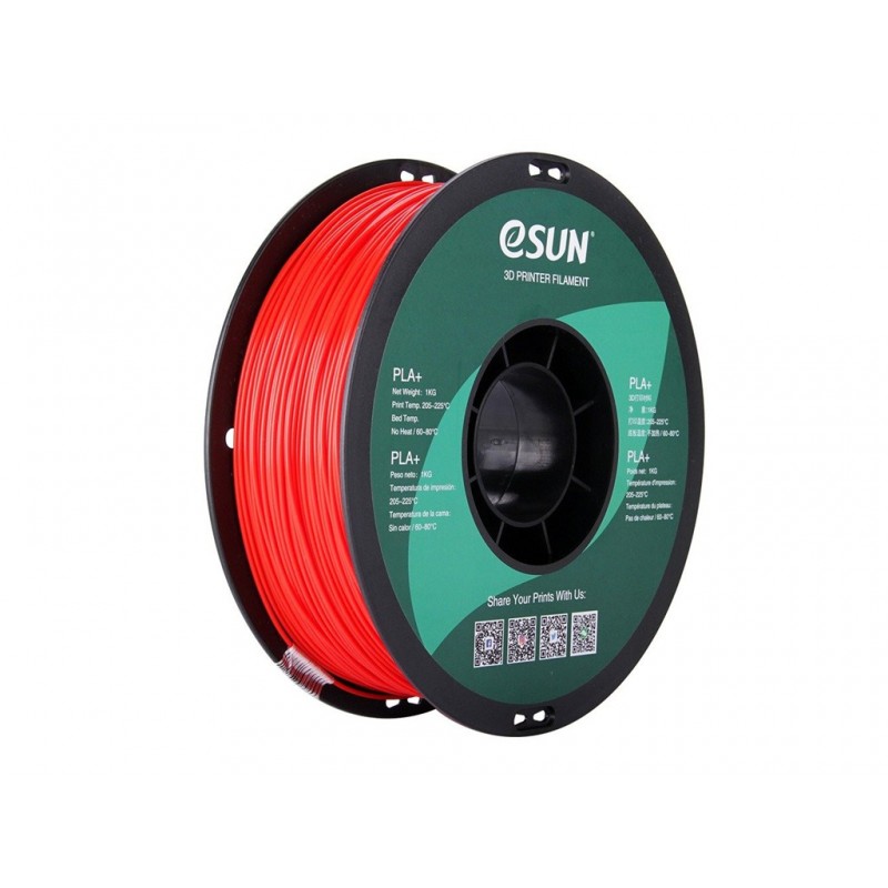 Esun Pla+ 1.75Mm 3D Printing Filament 1Kg Red