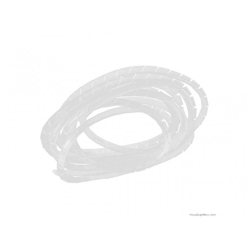 8Mm Spiral Wrapping Band White 10M For Wires