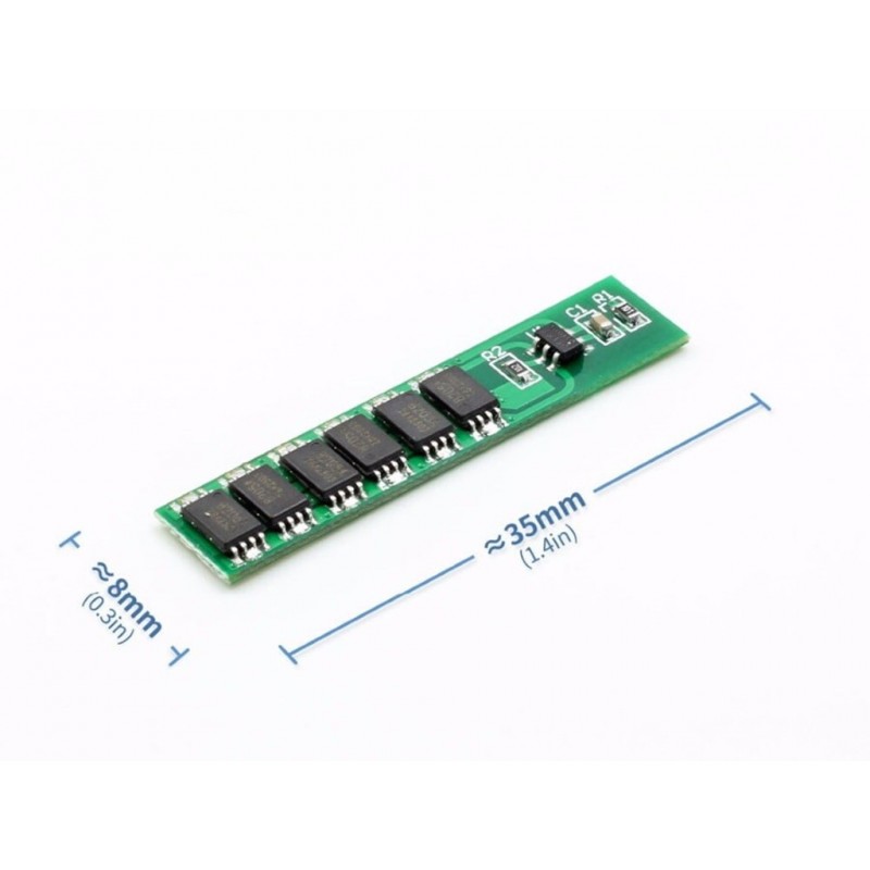 1S 3.7V 10A18650 Bms Battery Protection Board For Lifepo4 Cell