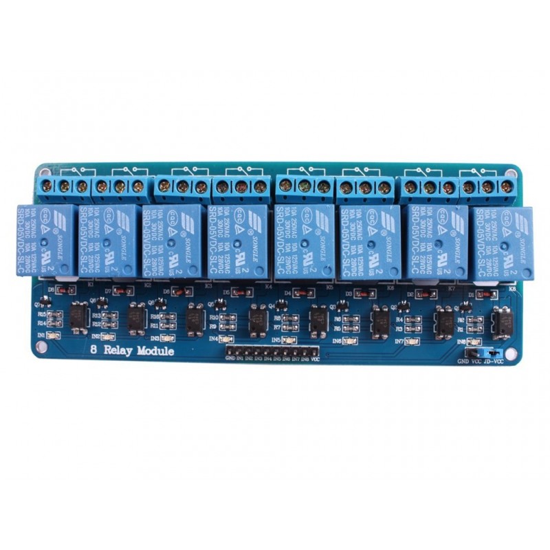 8 Channel Isolated 12V Relay Module Opto Coupler For Arduino Pic Avr ...