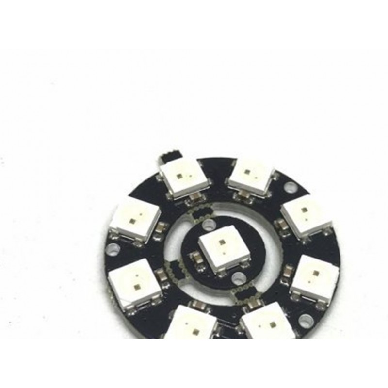 9Bit Ws2812B 5050 Rgb Led Built In Full Color Driving Lights Circular ...