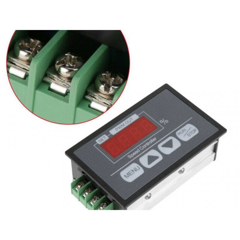 Button Speed Controller Digital Display Percentage Tachometer Dc Motor ...