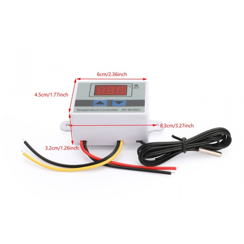 Xh W3001 Ac 220V 1500W Digital Microcomputer Thermostat Switch